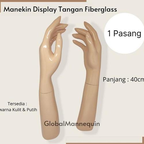 Jual BAGUS Manekin Tangan Fiber/ Display Tangan/ Aksesoris Manset ...