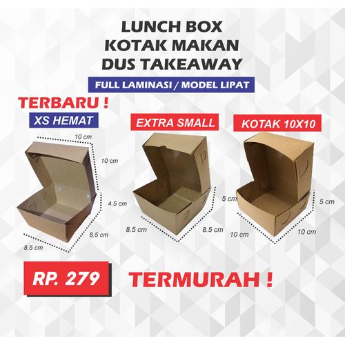 Jual LUNCH BOX PAPER - XTRA SMALL / KOTAK DIMSUM / DUS TAKOYAKI ...
