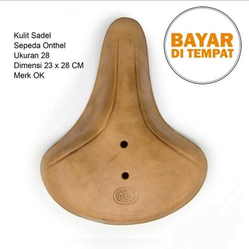Jual Kulit Sadel Sepeda Onthel Jadul 28 Sepeda Unto Kebo Merk OK ALI ...