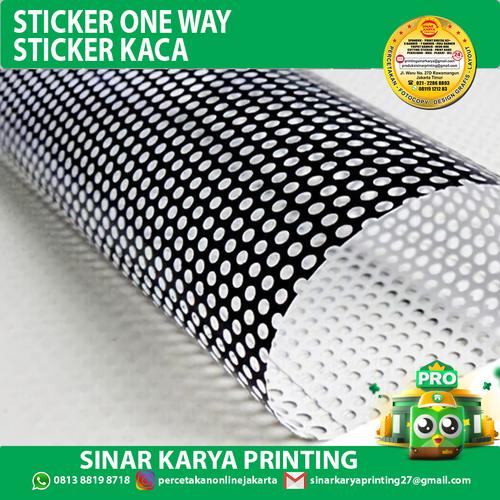 Jual CETAK STICKER ONE WAY VISION | STICKER KACA METERAN - Jakarta ...