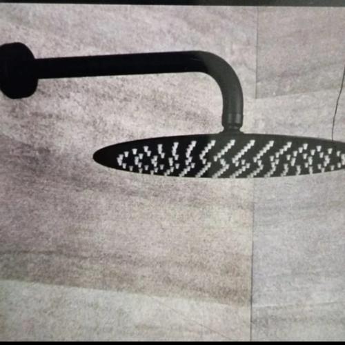 Jual SHOWER KAMAR MANDI HITAM PANAS DINGIN RAIN SHOWER SETT WALL SHOWER ...