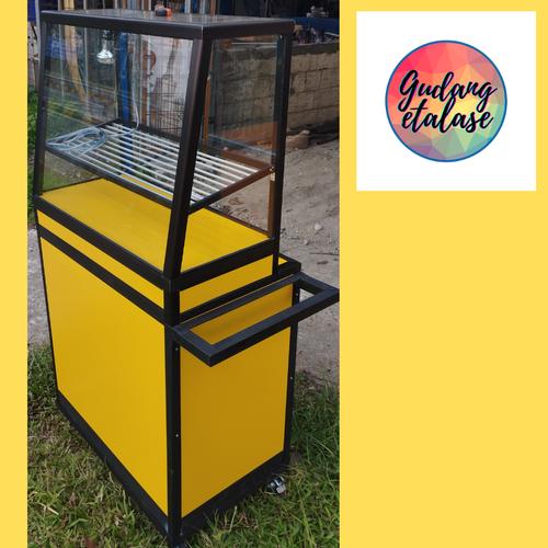 Jual Gerobak Fried Chicken /etalase ayam/gerobak ayam goreng - gagang ...