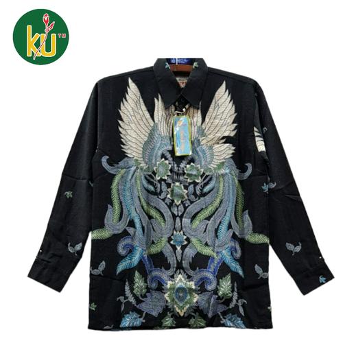 Jual Kencana Ungu Kemeja Dobby Ukuran S Label Biru Batik Lengan Panjang ...