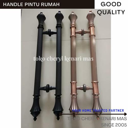Jual DOOR PULL HANDLE TARIKAN PINTU UTAMA RUMAH 80 CM HITAM BLACK ANTIK ...