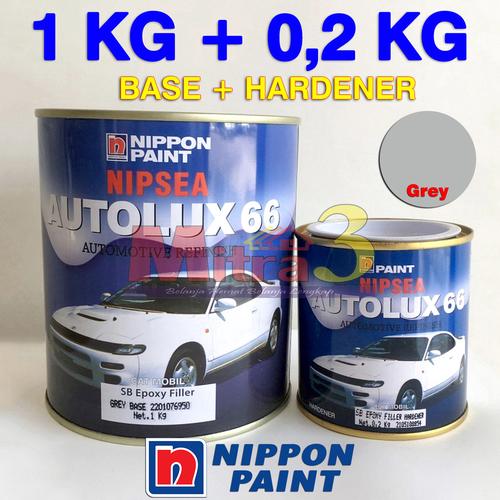 Jual Cat Dasar Nipsea AUTOLUX 66 Epoxy Filler 1 KG 2K Nippon Paint ...