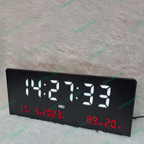 Promo Jam Digital Led Alarm Dinding / Meja 3608 - Biru - Jakarta Pusat ...
