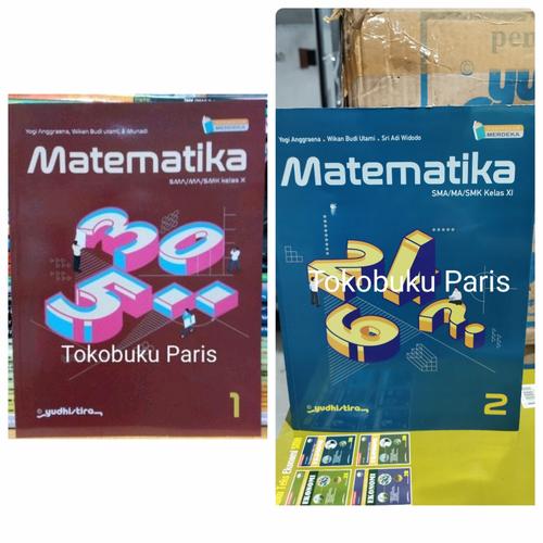 Jual Buku Matematika sma/ma kelas 1/10, 2/11 kurikulum merdeka ...