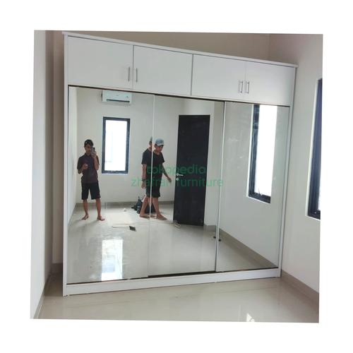 Jual lemari sliding minimalis modern terbaru ukuran jumbo sekali ...