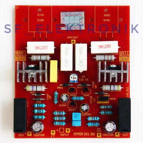 Jual Kit Power Amplifier Driver Hyper OCL 500Watt Mono - Kota Padang ...