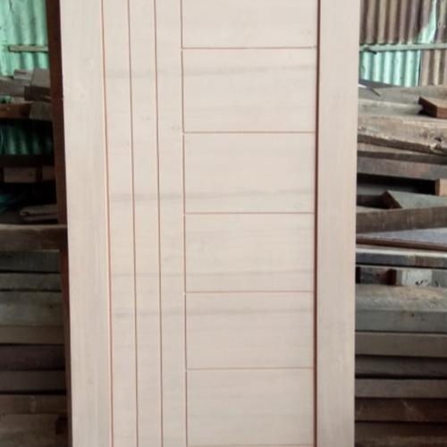 Jual 1paket ( 2set kusen+pintu + 1 daun pintu +2 buah loster).kayu ...