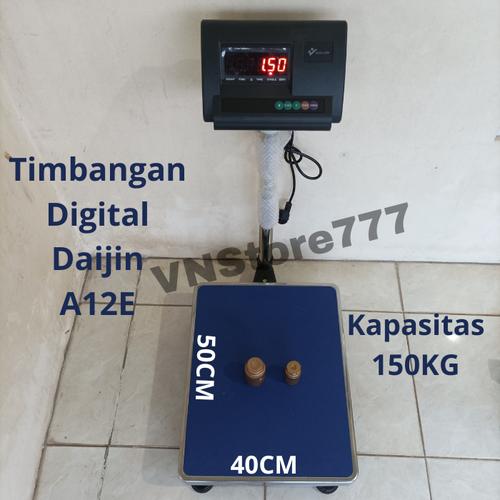 Jual Timbangan Digital Daijin A12E 150KG plat 40X50 - Kab. Bogor - VNStore777 | Tokopedia