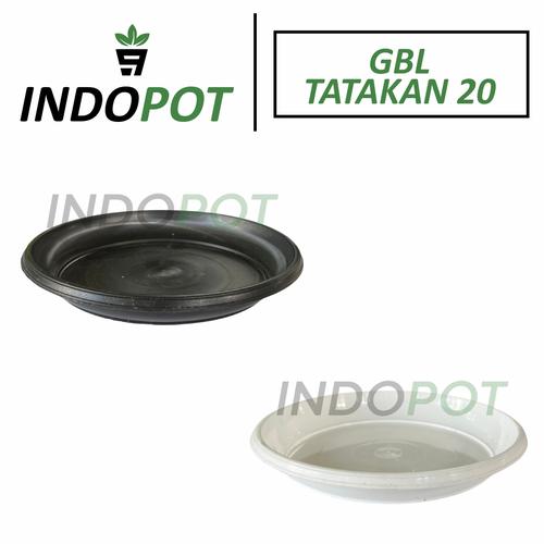 Jual Alas Tatakan Pot Bunga Plastik GBL Size 20 Tebal - Hitam - Kota ...