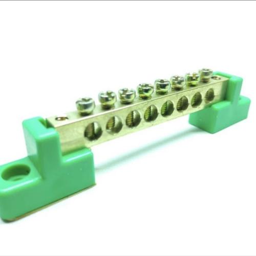 Jual Terminal Kabel Blok Netral Block Ground 8 Pole M4 6x9 mm Kuningan ...