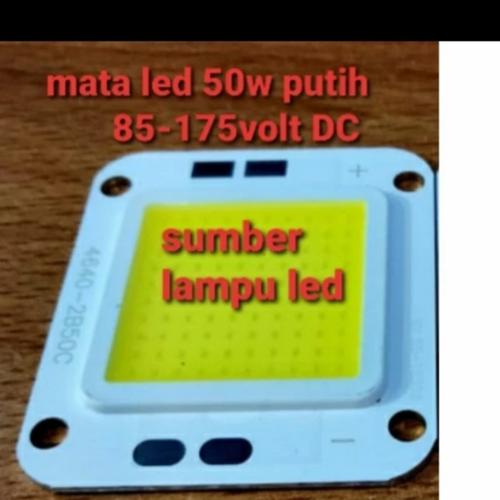 Jual mata led 50watt 50w chip led HPL 50 watt 50w putih 6000k - 85 ...