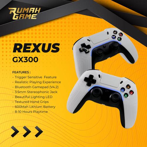 Jual Rexus GX300 Dual Mode Wireless Bluetooth Gamepad Joystick - Kota ...