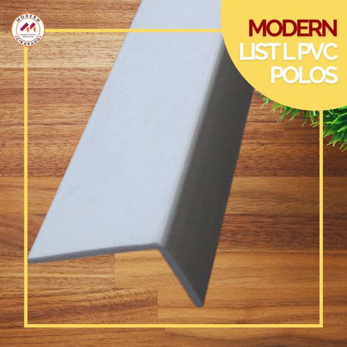 Jual (Khusus Cikarang) LIST L PVC MOTIF PUTIH POLOS/ LIST L LANTAI ...