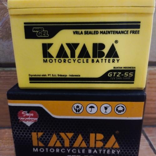 Jual aki / accu Beat kayaba gtz5s 12v 5ah - Kota Surabaya - sheena_accu | Tokopedia
