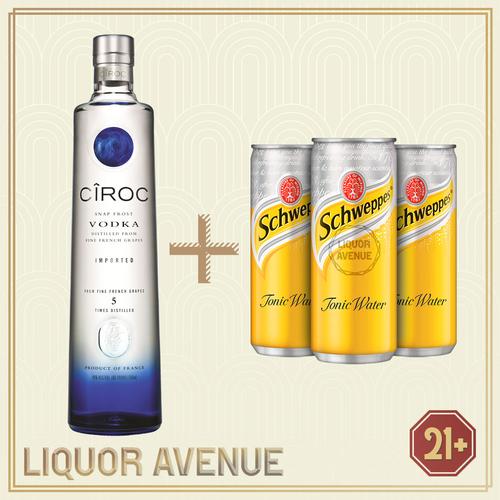 Promo CIROC Original Vodka 750ml + 3 Can Tonic Water Cicil 0% 3x ...