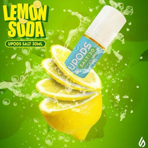 Jual Upods Lemon Soda Vape Liquid 30ml Saltnic Eliquid Salt Nicotine ...
