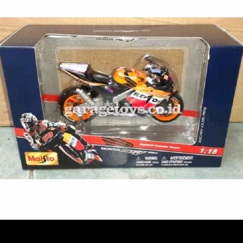 Jual Maisto 1:18 Diecast MOTOGP Honda Repsol RC 211V 2003 Nicky Hayden ...