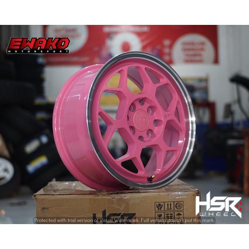 Jual Velg Mobil R15 HSR WHEEL BOROKO GRY terbaru warna light pink unyu2 ...