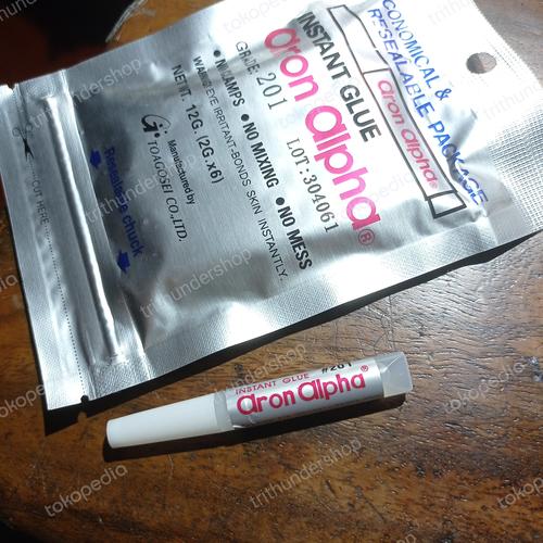 Jual lem Aron alpha instant glue lem serbaguna cocok tuk Tamiya mini ...