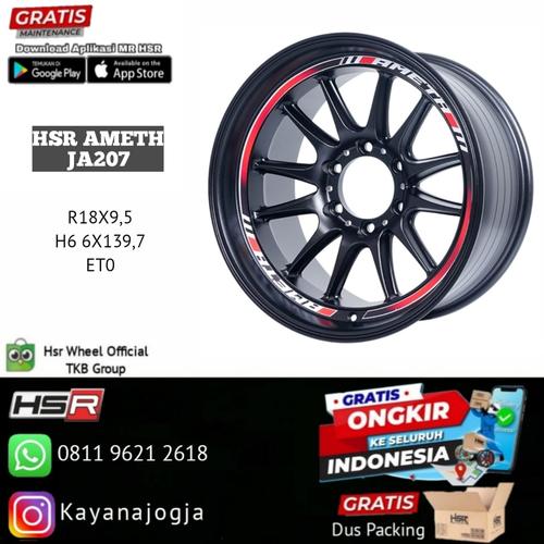 Jual Velg Mobil Fortuner Ring 18 Pakai Velg HSR Ameth R18 Lebar 9,5 ...