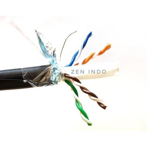 Jual Kabel LAN FTP Cat6 Cat 6 per Meter Warna Hitam Tidak Terpasang ...