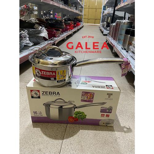Jual Panci Susu Zebra Stainless Sauce Pan 16 Cm Zelect Plus 168140 ...