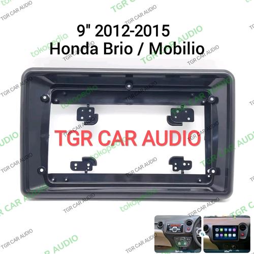 Jual frame head unit android 9 inch honda brio mobilio 2012 - 2015 gen ...