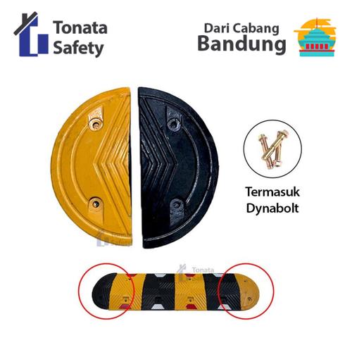 Jual Rubber End Cap Speed bump / Ujung Polisi Tidur Karet 35 x 5 ...