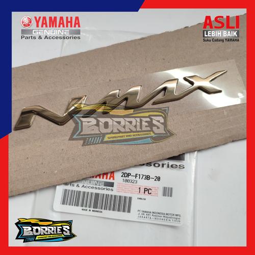 Jual Stiker Sticker Emblem Body Logo Tulisan 3D Gold Nmax Gold 2DP ...