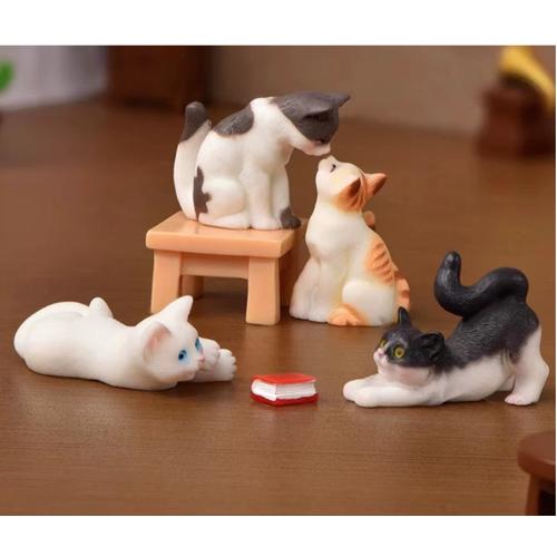 Jual miniatur kucing utk topper cake, terrarium, diorama, art m craft ...