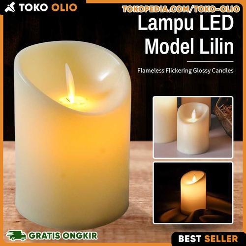 Jual Lampu Hias LED Model Lilin Dekorasi Meja Rak Candles Light Dinner ...