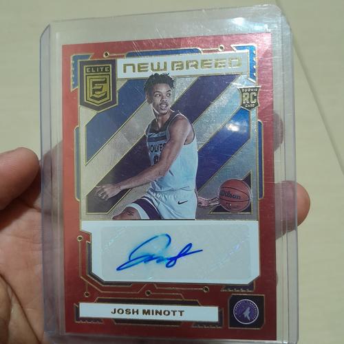 Jual kartu basket rookie card autograph josh minott original 2022-2023 ...