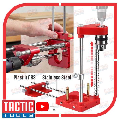 Jual Alat Bantu Bor Lubang Woodworking Adjustable Hole Drill Guide ...
