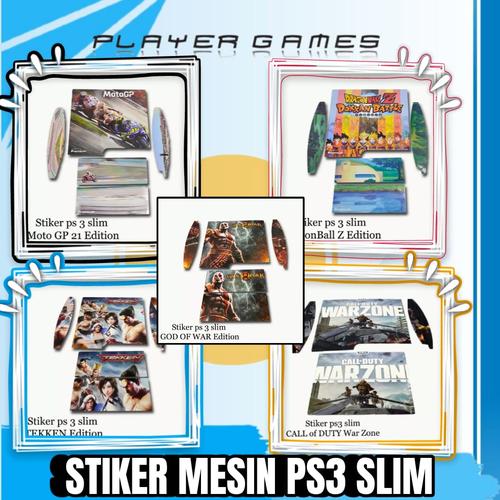 Jual STIKER PS3 SLIM CALL OF DUTY WAR ZONE/TEKKEN/GOD OF WAR MERK ...