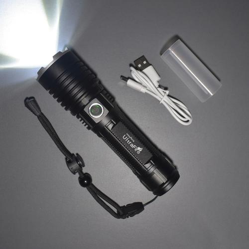 Jual Senter LED XHP-50 ultrafire Cree baterai 26650 rechargeable USB-C ...