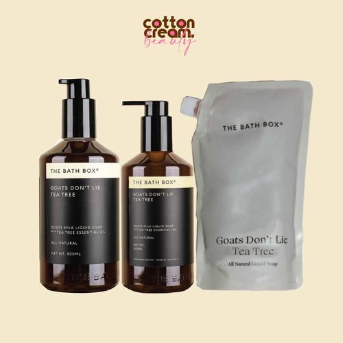 Promo The Bath Box Goats Don't Lie Tea Tree Liquid Soap - 300 ML ...