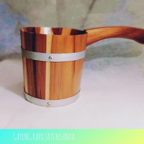 Jual Gayung Kayu Jati Belanda - Kota Depok - br galeri | Tokopedia