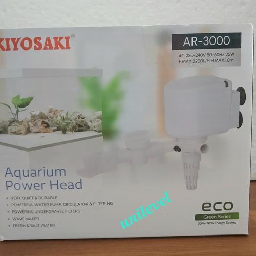 Jual pompa celup air akuarium pompa kolam ikan KIYOSAKI AR 3000 POWERHEAD - Kota Bogor ...
