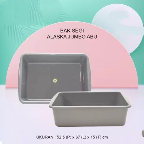 Jual Bak Segi Jumbo Silver Baskom Segi Merk SL - BAK SL XL - Kota ...