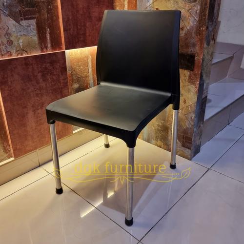 Jual Kursi Makan Kafe Cafe Plastik Kaki stainless Besi Twin Pan KR21 KR ...