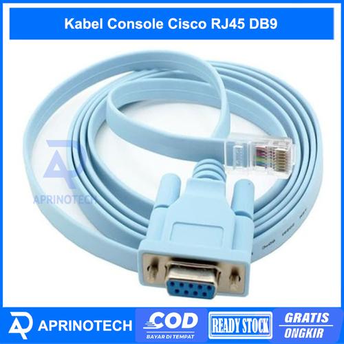 Jual Kabel Console Cisco RJ45 DB9 Serial Female Kabel RJ45 to DB9 - Kab ...