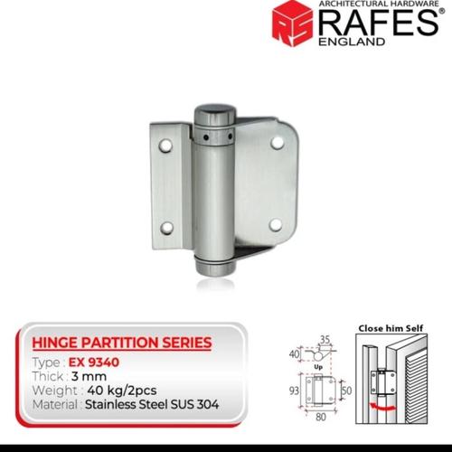 Jual ENGSEL PEGAS/ENGSEL PER PINTU STAINLESS STEEL RAFES EX-9340 BEBAN ...
