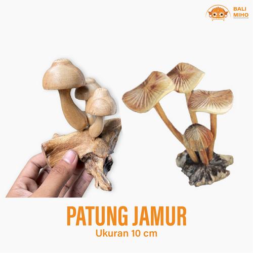 Jual Patung Jamur Kayu Pajangan Patung Jamur Mushroom Statue Patung ...