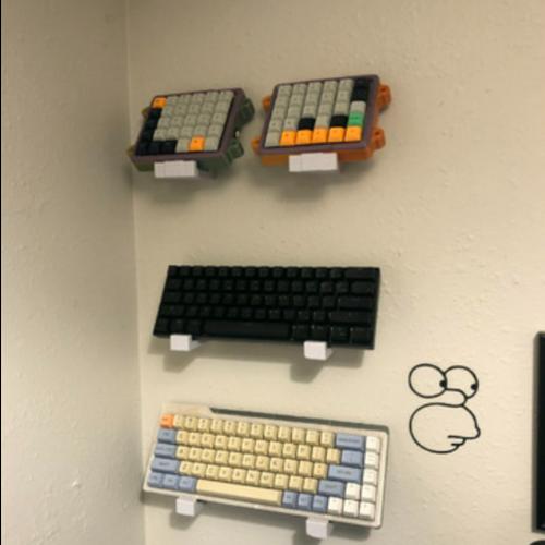 Jual Wall Mount Dudukan Universal Mechanical Keyboard Hanger Holder ...