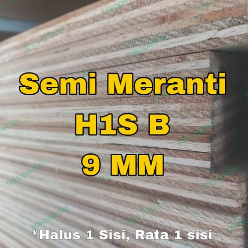 Jual TRIPLEK / MULTIPLEK / PLYWOOD SEMI MERANTI H1S B 9 MM - Kota ...