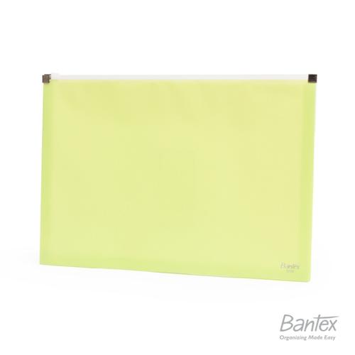 Promo Bantex Zipper Document Map Plastik Folder F4 Folio Pistachio 3222 ...