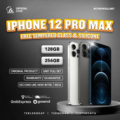 Jual IPHONE 12 PROMAX SECOND 128GB 256GB IBOX/INTER 100%|FULLSET LIKE ...